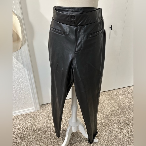 Mia Rose | Pants & Jumpsuits | Faux Leather Leggings | Poshmark